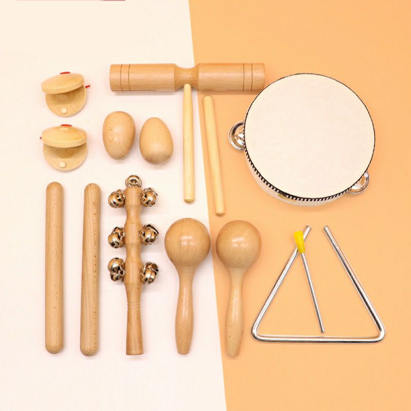 Montessori Baby Musical Instrument Wooden Percussion Instrument ...