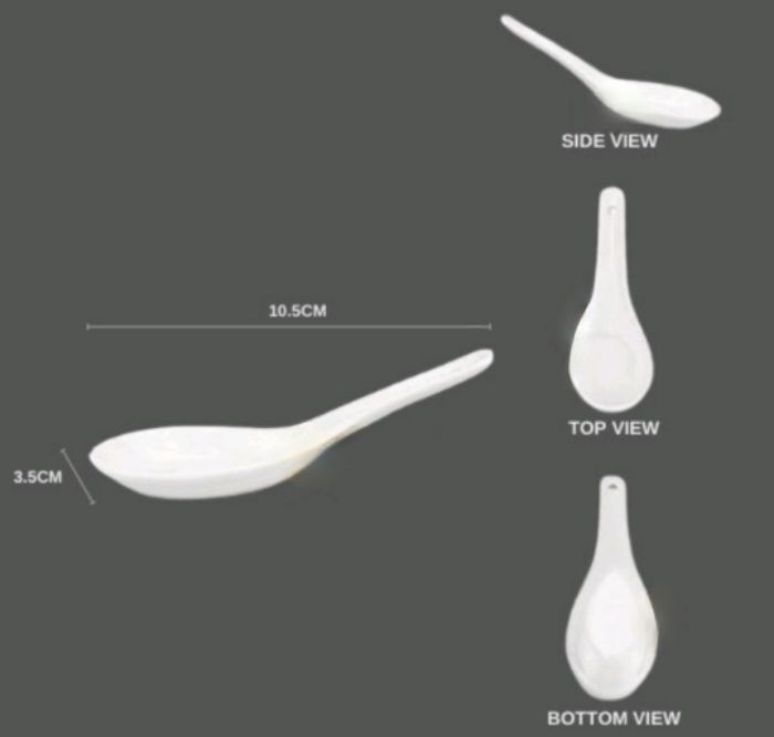 Tea Spoon Set Sudu Kopitiam White Porcelain Coffee Tea Sudu Kopi Teh ...