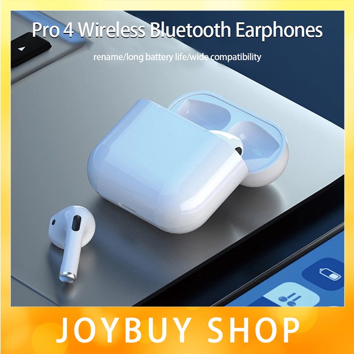 2021 Pro 4 TWS Wireless Bluetooth Earphones Stereo High Fidelity Music ...