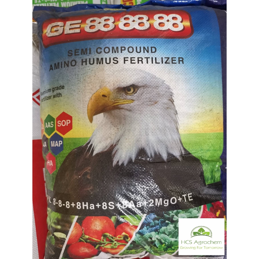 (+-20kg) GE 88 88 88 Semi Compound Amino Humus Fertilizer/ baja organik ...