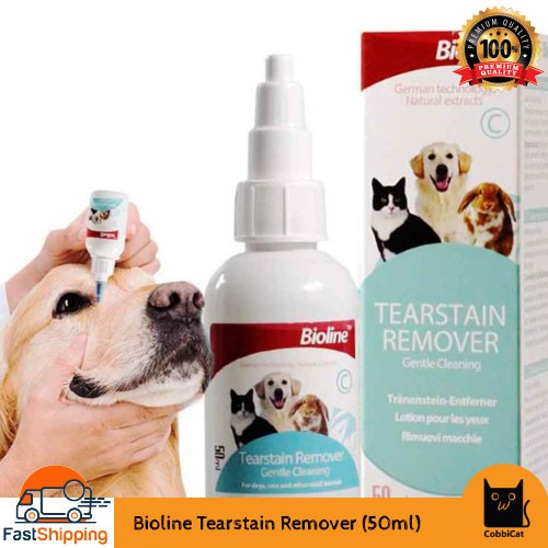 Bioline Tearstain Remover For Pets / Eye Care / Eye Drop 50ml | Shopee ...