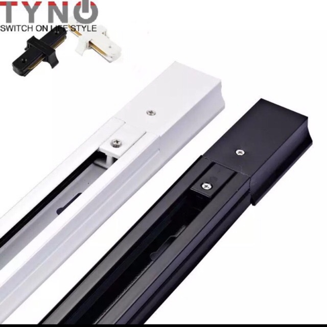 Aluminium Track Rail Track Light Fitting Aluminum 1 meter 2 wire ...