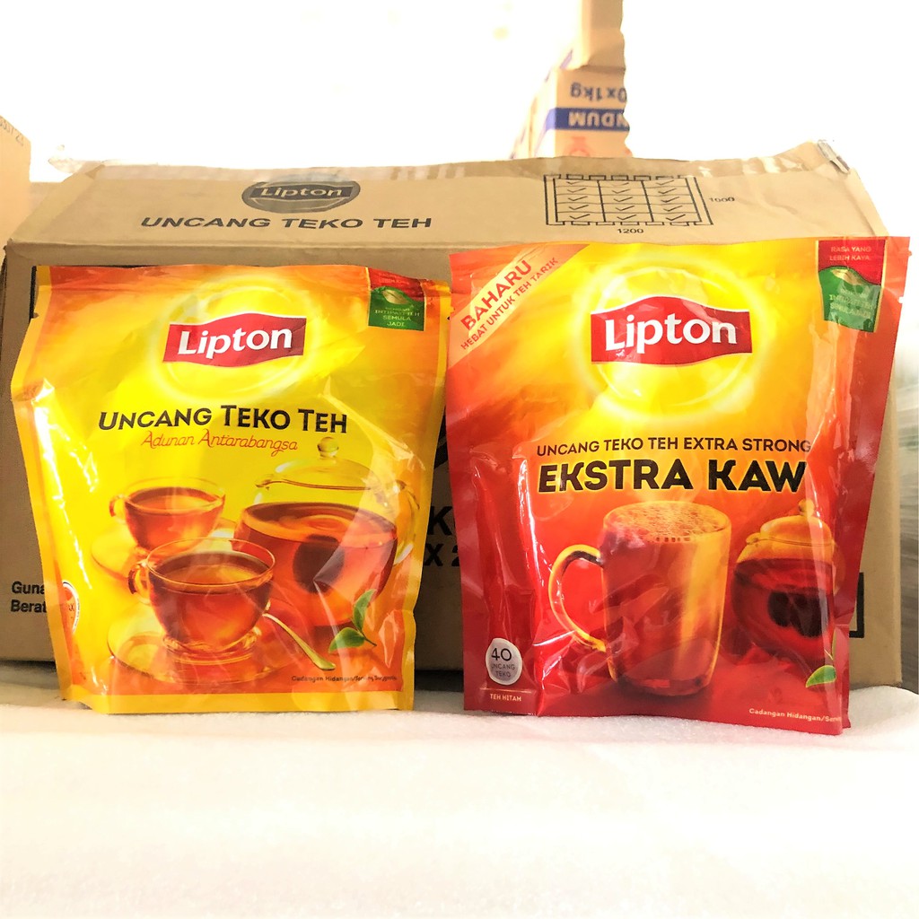 40's Lipton Uncang Teko Teh / Ekstra Kaw (PotBags) | Shopee Malaysia