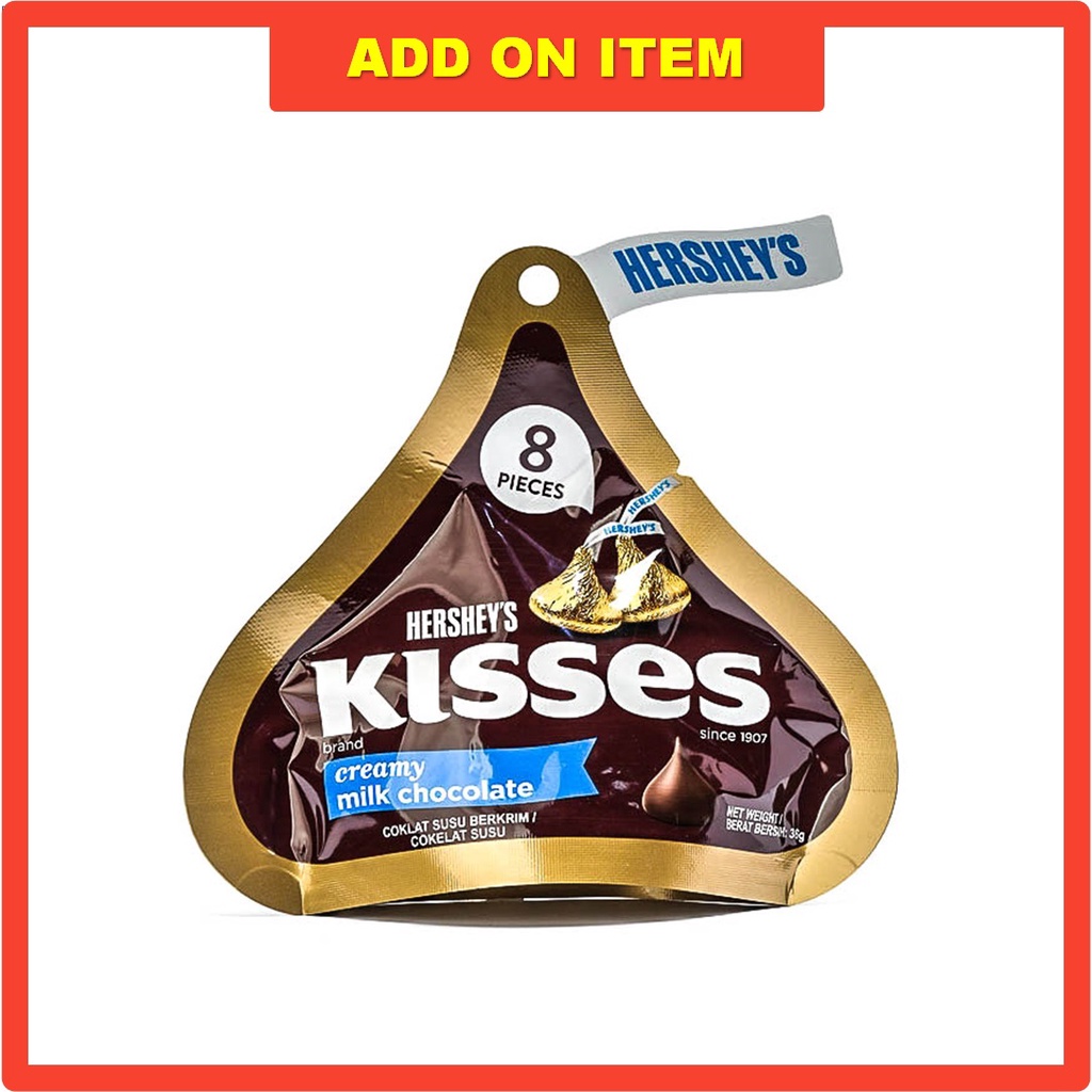 AdianaGift [FAST] [Add-On Gift Box] Hershey's Kisses 36g for Gift Box ...