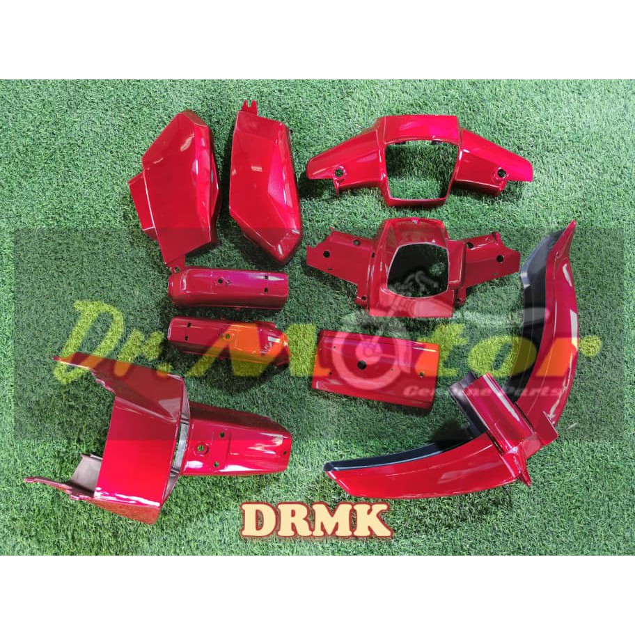 Honda EX5 Dream HIPOWER Cover Set Coverset KOVER KAVER Hitam Purple ...