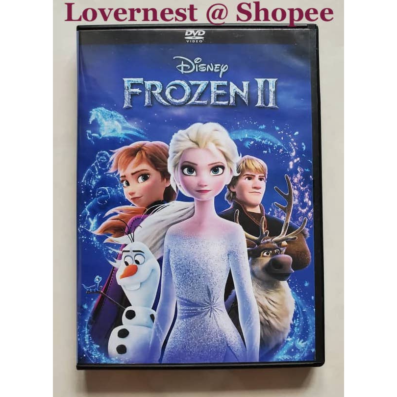 Frozen 2 DVD Disney Movie 冰雪奇缘 Elsa Anna Olaf | Shopee Malaysia