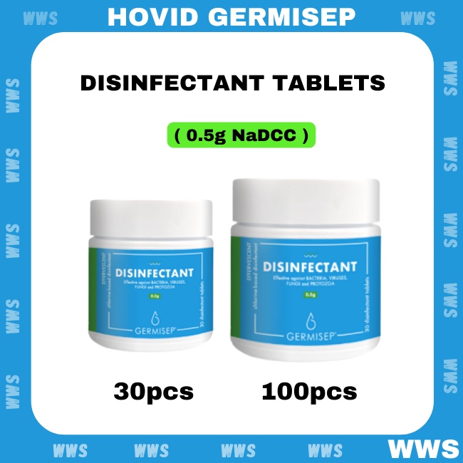 Germisep Disinfectant Tablets 消毒片 ( 0.5g NaDCC ) | Safety for Pets ...