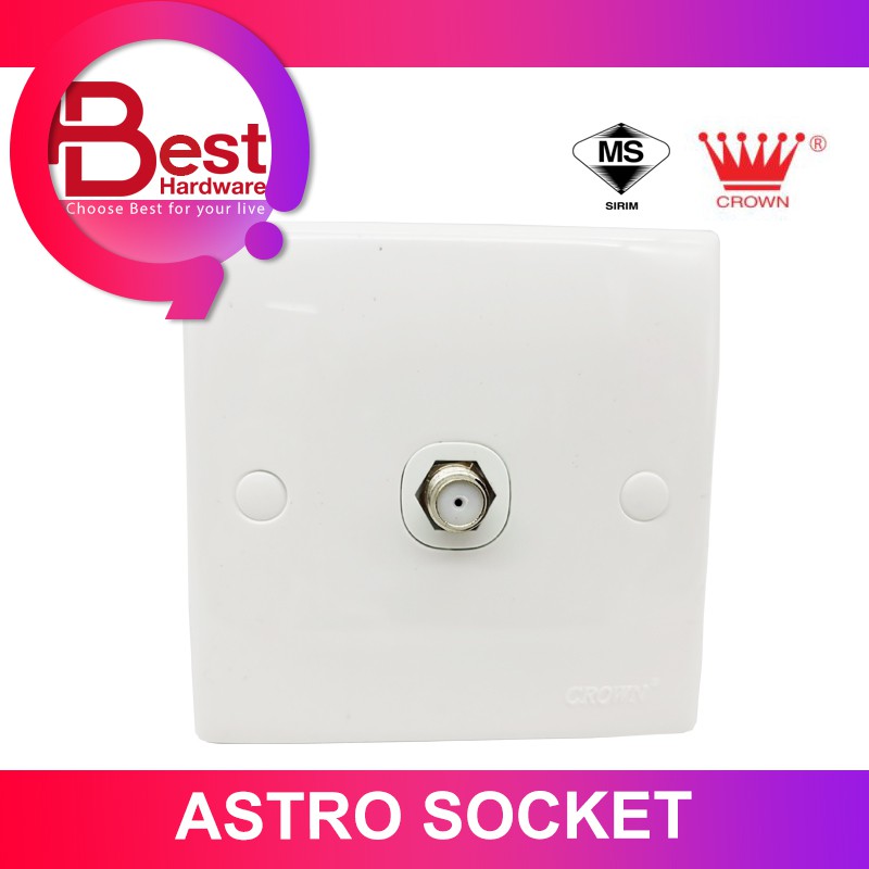 BEST HARDWARE - CROWN ASTRO SOCKET - SIRIM APPROVED | Shopee Malaysia