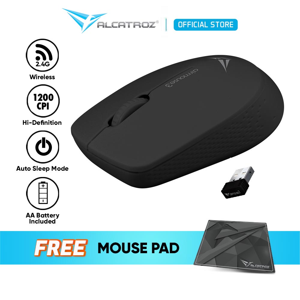 Clearance | Alcatroz AirMouse 3 Wireless 2.4G Hi Definition Optical ...