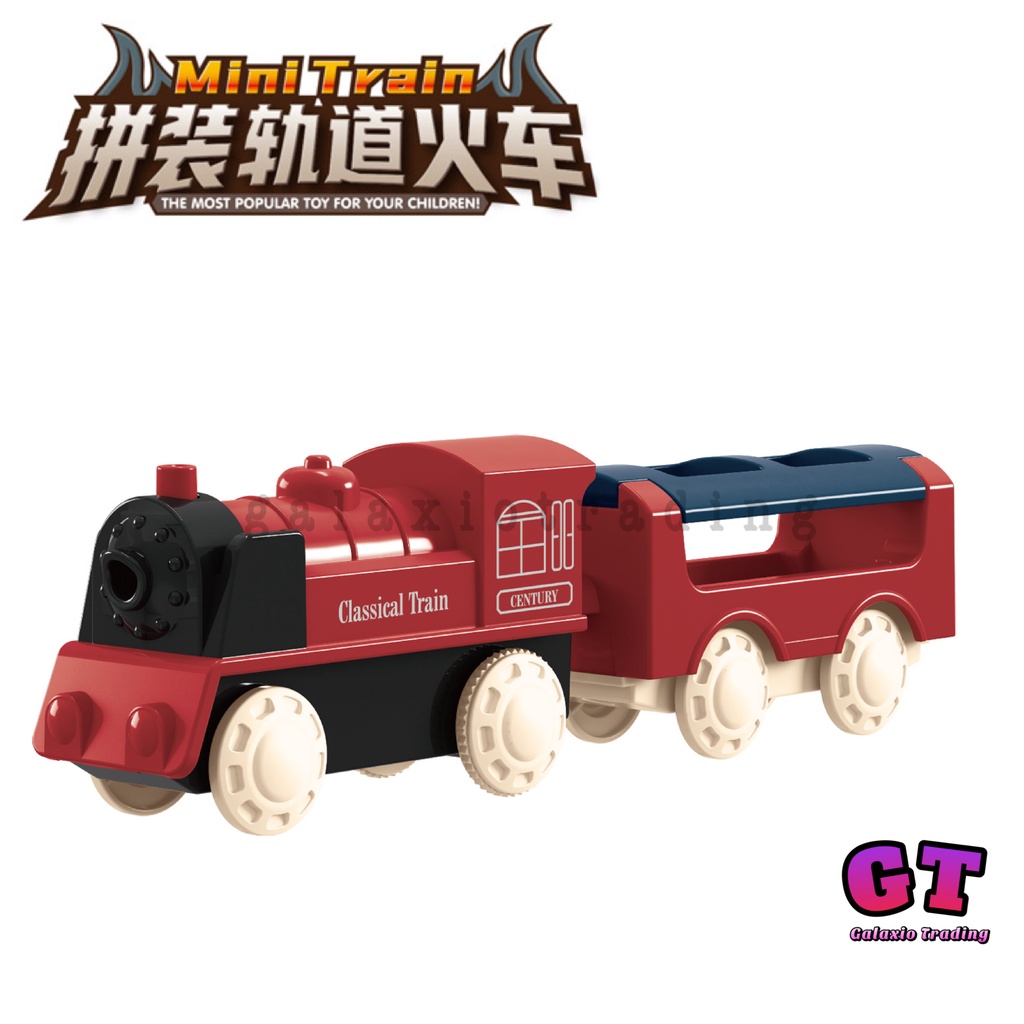 ⚡️Ready Stock⚡️GT 70pcs DIY Mini Train Set Toys Railway Sets Toys ...