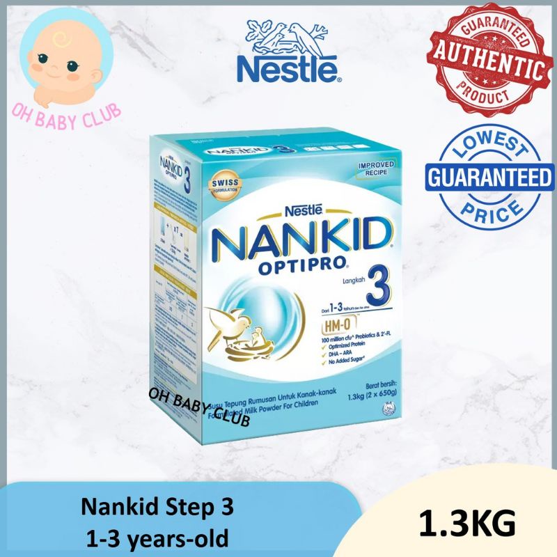 🥰Nestle NANKID OPTIPRO Stage 4 😍BIB (2' -FL New Formula) 👉1.3kg ...