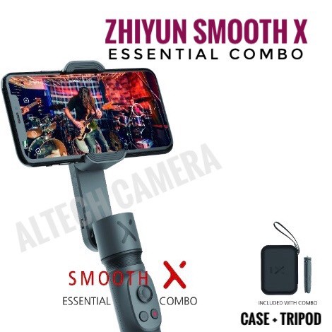 (Ready Stock) Zhiyun-Tech SMOOTH-X Smartphone Gimbal (Gray) Zhiyun Smooth X Combo Q2 4 | Shopee ...