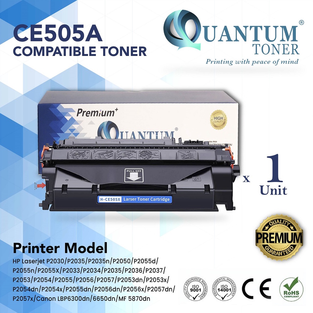 Compatible Toner CE505A CE 505A 05A for HP LaserJet P2035 P2035n P2050 ...