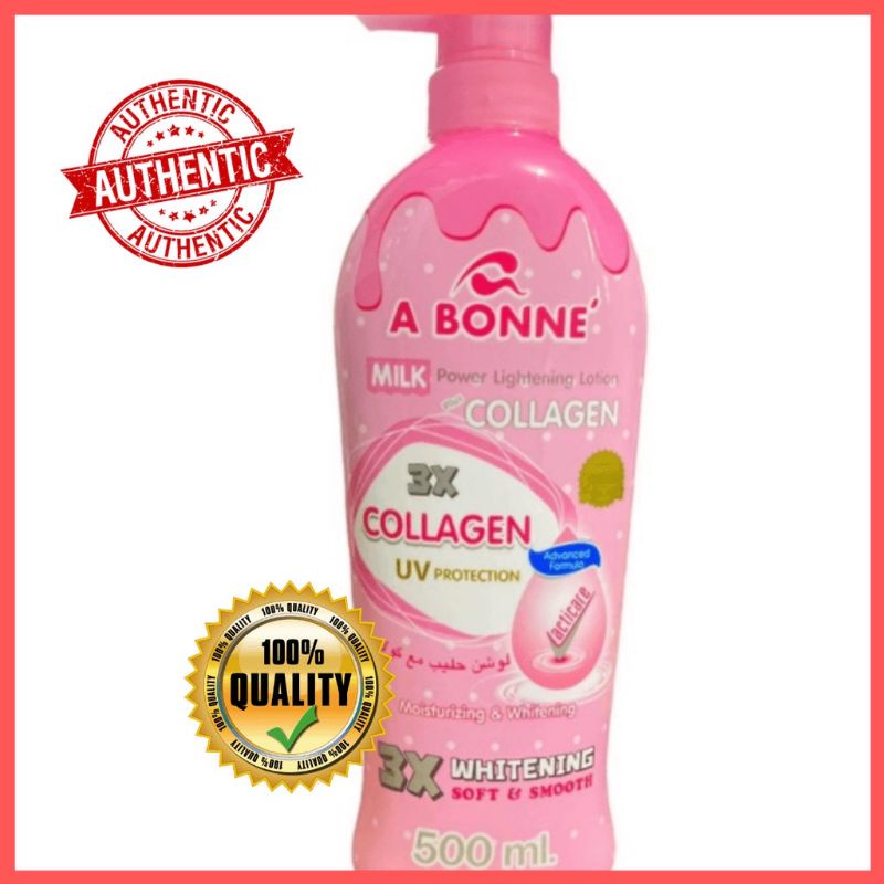 A Bonne Milk Power Lightening Lotion with collagen 500mL | Shopee Malaysia