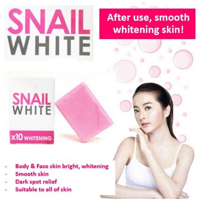Snail White x10 Whitening Soap (Face and Body Wash) | Shopee Malaysia