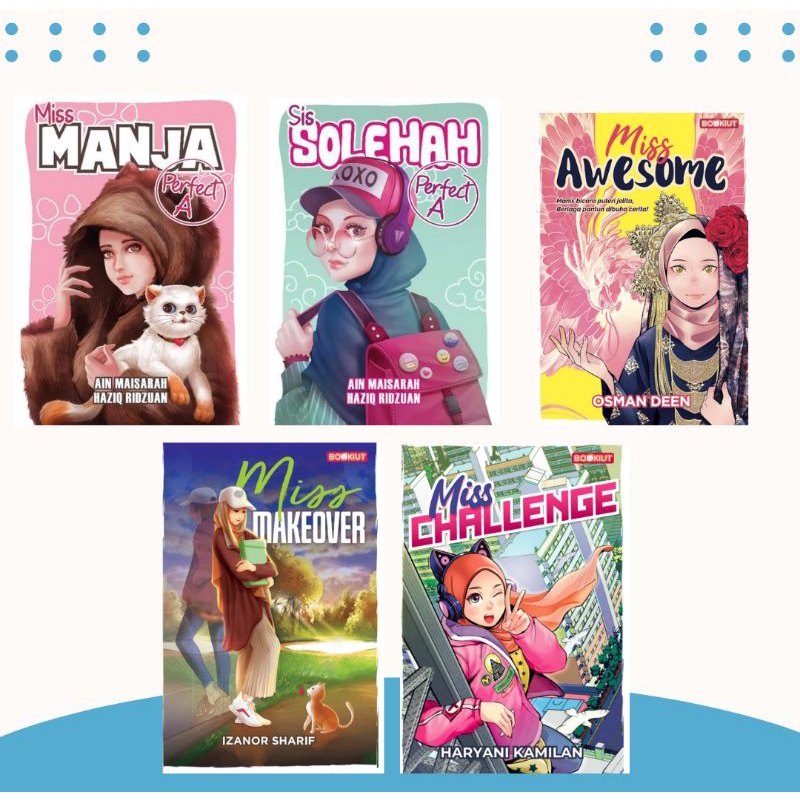 Novel Ain Maisarah Bookiut Sis Solehah Perfect A Miss Manja Miss ...
