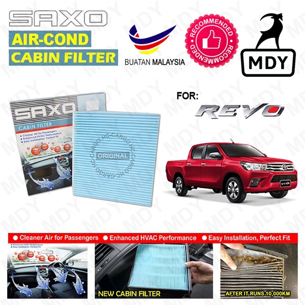 Saxo Toyota Hilux Revo '15-20 Air Cond Cabin Air Filter | Shopee Malaysia