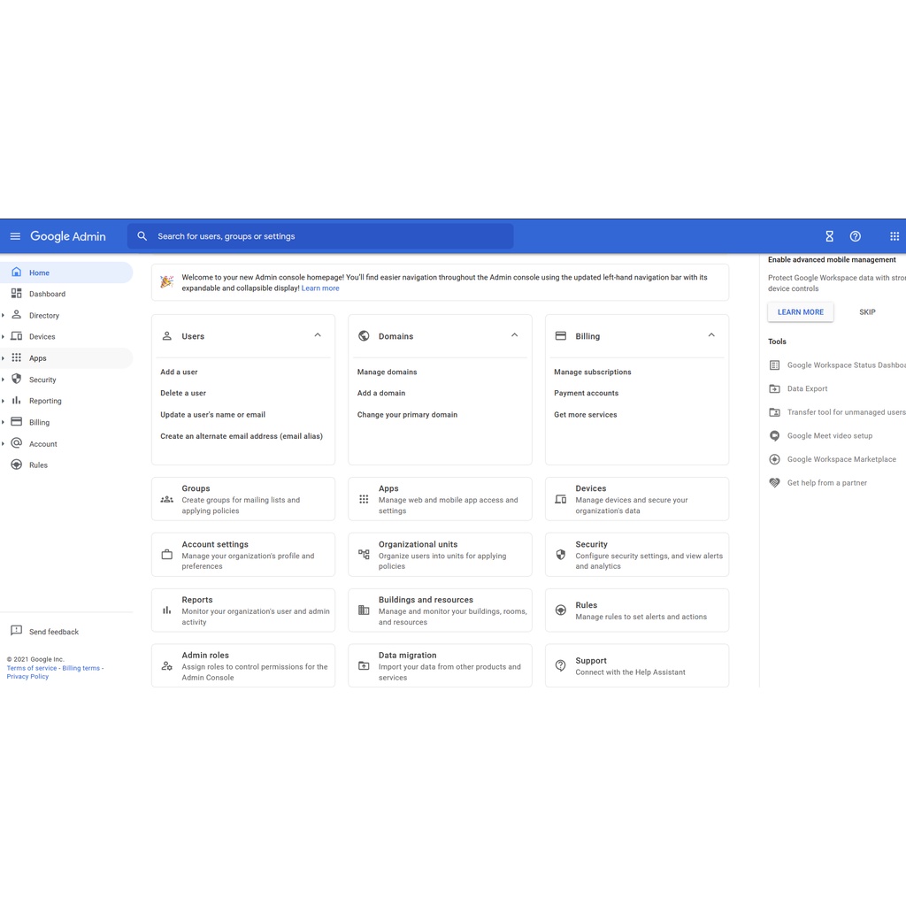 Global Admin Gsuite Google Workspace Set Up Google Drive Unlimited ...