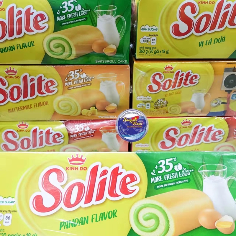 Banh Bong Lan Cuon Solite Kinh Do Pancakes Rolled With Cream 360g ...