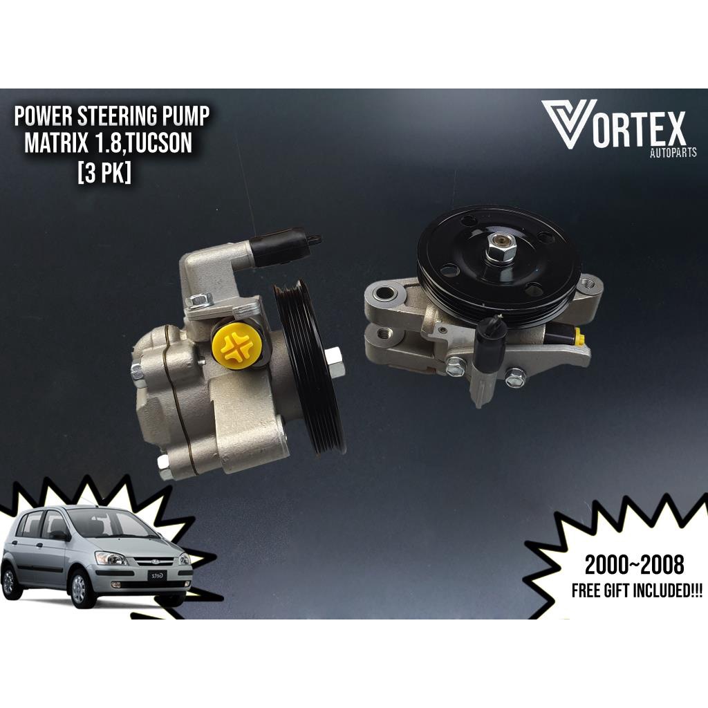 Power Steering Pump For Hyundai Matrix 1.8,Tucson (2000~2008),(3PK) OEM ...