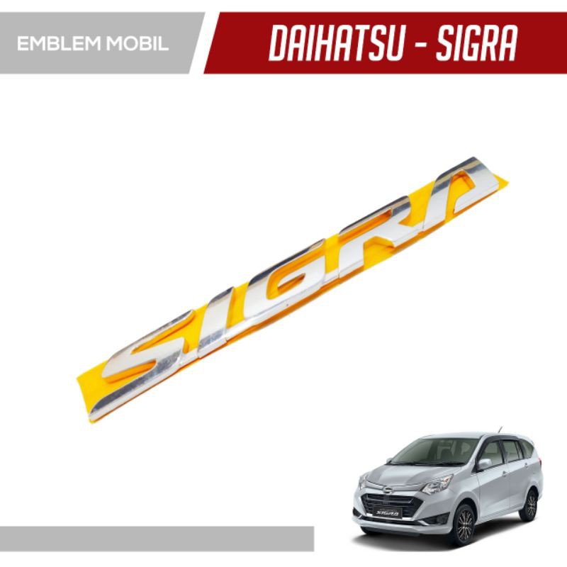 Daihatsu Sigra grill rm x dual vvti astra Emblem | Shopee Malaysia