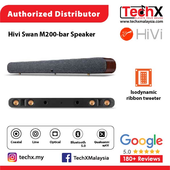 HiVi Swans M200-bar Speaker | Shopee Malaysia
