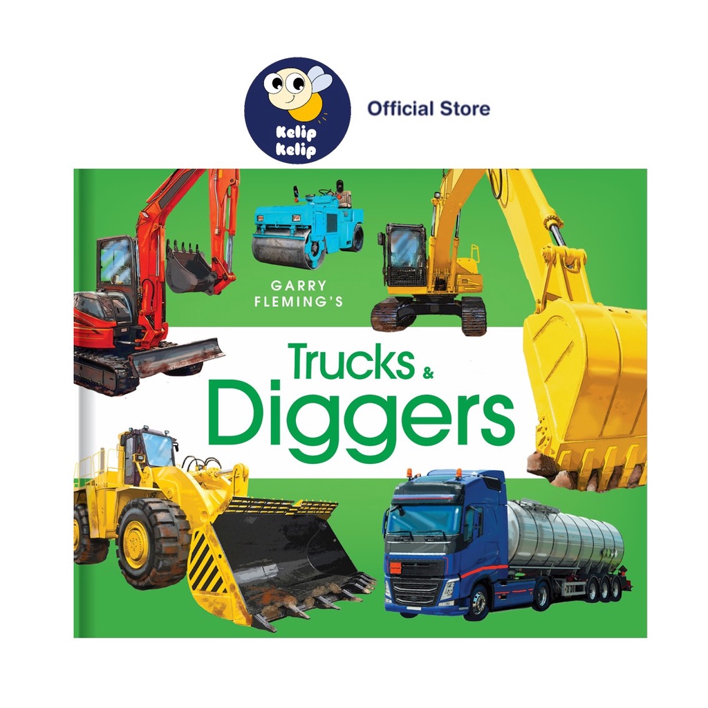 Trucks & Diggers Book for Kids to Learn About Construction Vehicles ...