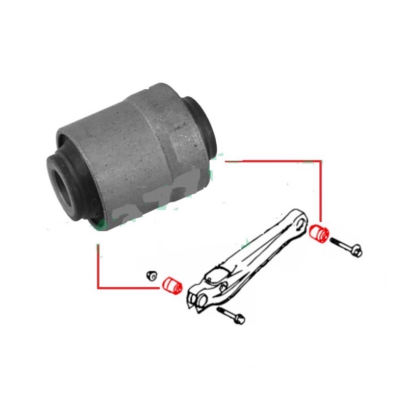 Proton Persona Waja Gen2 Wira rear lower arm bush Heavy Dity | Shopee ...