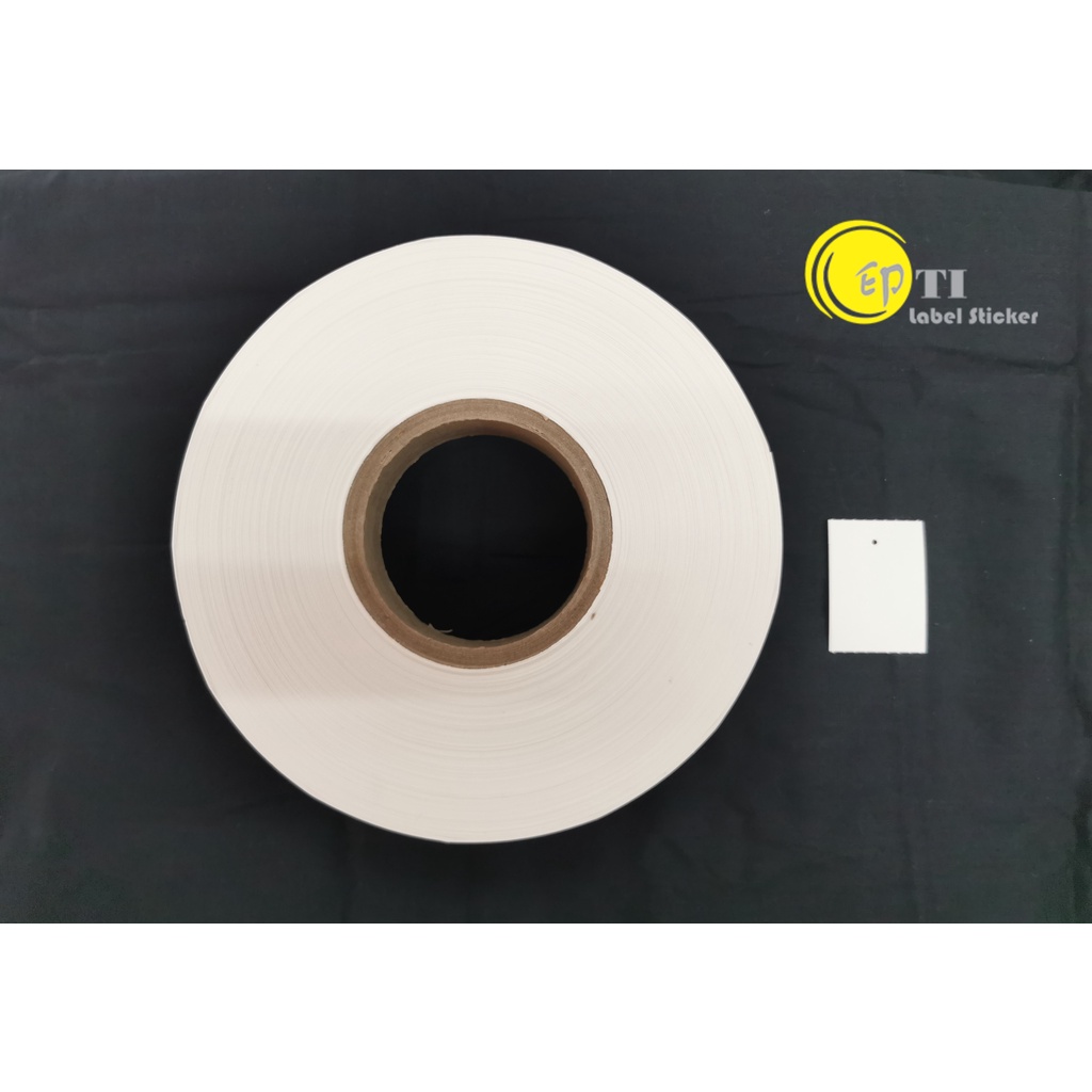 Plain Price Tag Paper Tagging Card Roll 35 mm x 50 mm x 2000 pcs ...