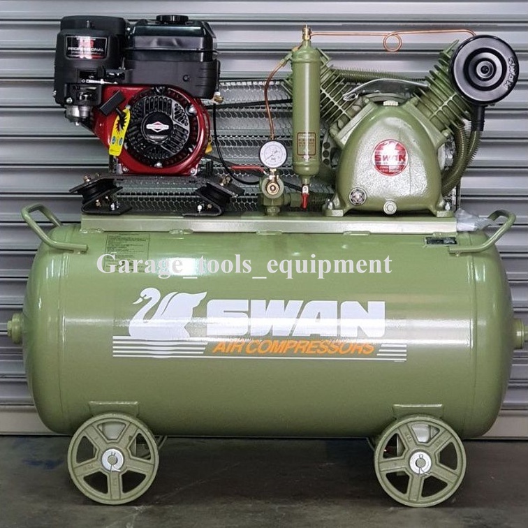 SWAN 3HP Air Compressor | 6.5HP B&S Engine | 175L | 960Rpm | 12Bar ...