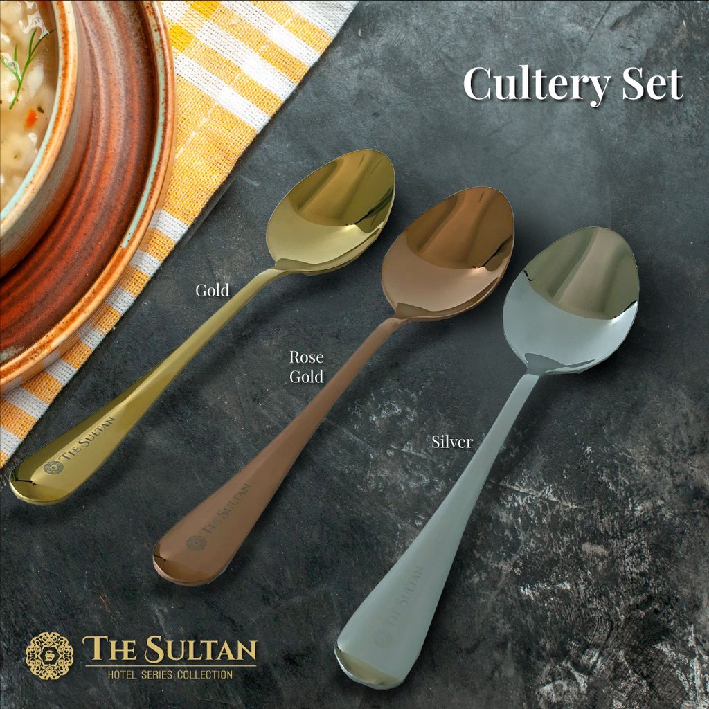 SET SUDU PREMIUM THE SULTAN STAINLESS STEEL BERSALUT EMAS | Shopee Malaysia