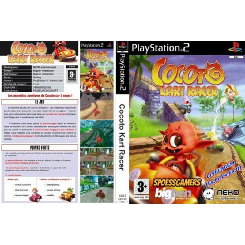PS2 CD DVD GAMES (Cocoto Kart Racer) | Shopee Malaysia