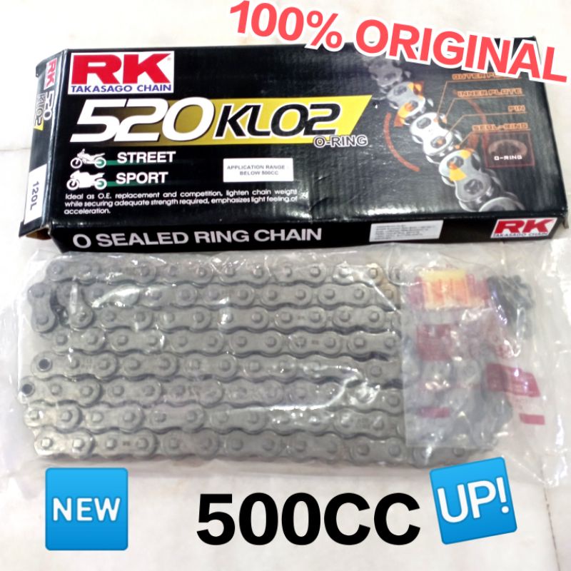 520KLO-120L RK O-RING TAKASAGO CHAIN 100%ORIGINAL (NORMAL CHAIN ...