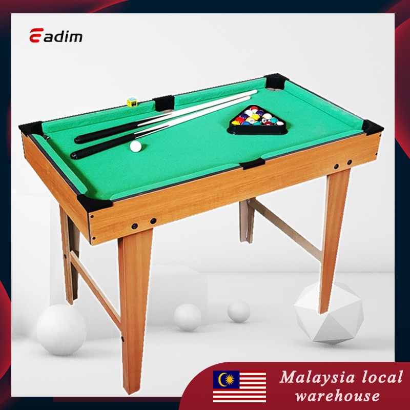 Mini billiard table for Kids wooden with tall feet pool table set taco ...