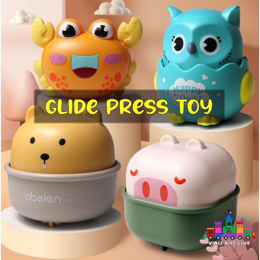 Mainan Geluncur Tekan Glide Press Toy Inertial Slide Toys Educational ...