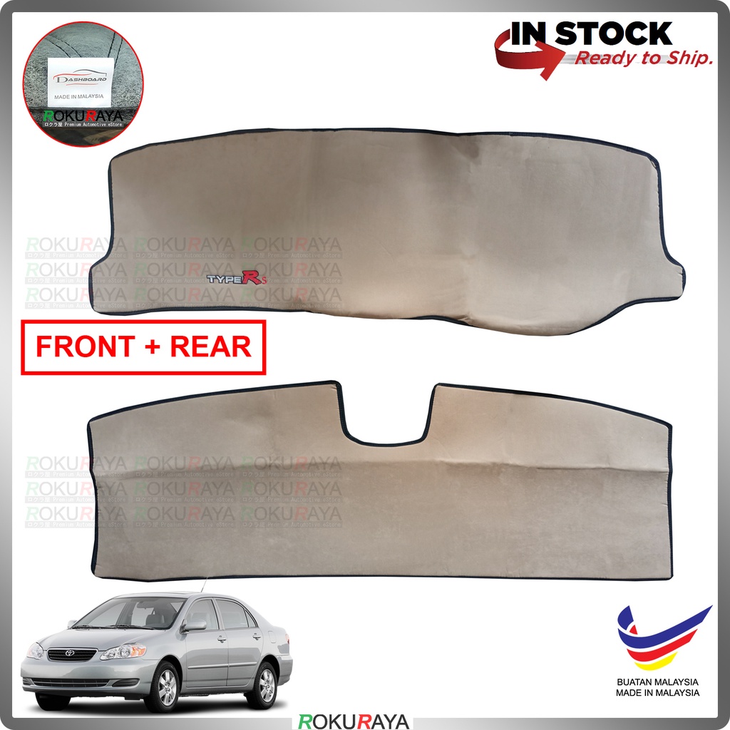 [BEIGE] Toyota Altis Old Front Rear Type R Dashboard Cover Leather PU ...