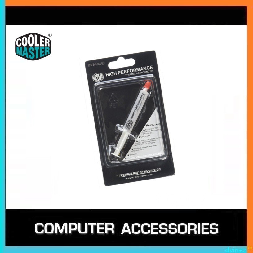 Cooler Master High Performance Thermal Paste Computer Laptop PC Desktop ...