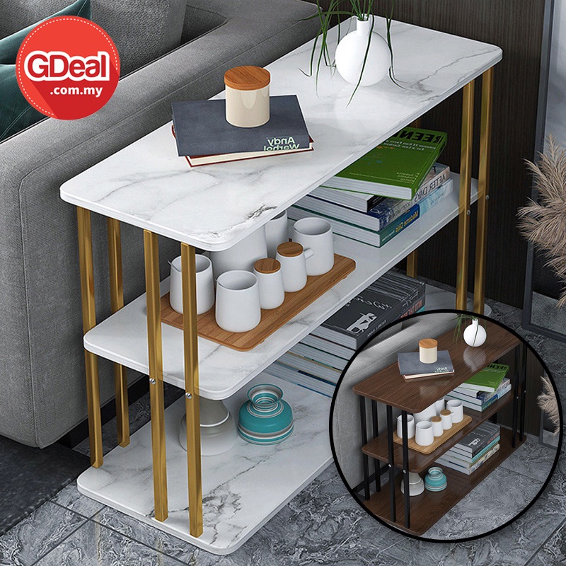 GDeal Sofa Side Table Living Room Multi Functional Organizer Table High ...
