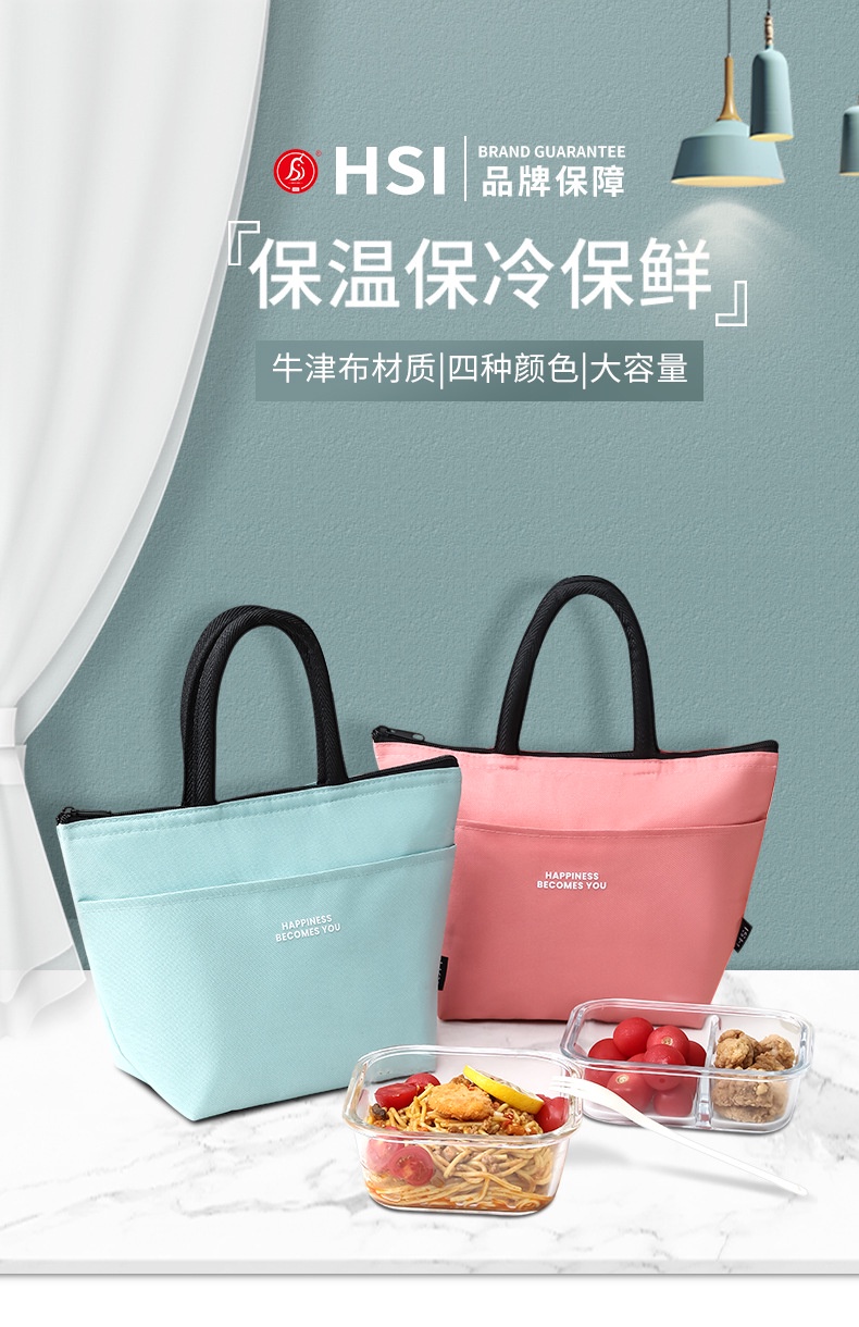 Thermal Lunch Bag Aluminum Coated Insulated Cooler Picnic Bag ...