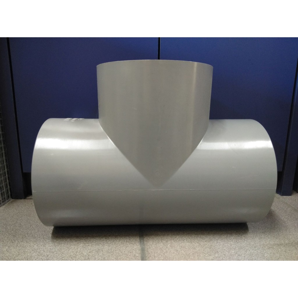 150mm(6'') PVC Pipe Fitting TEE | Shopee Malaysia