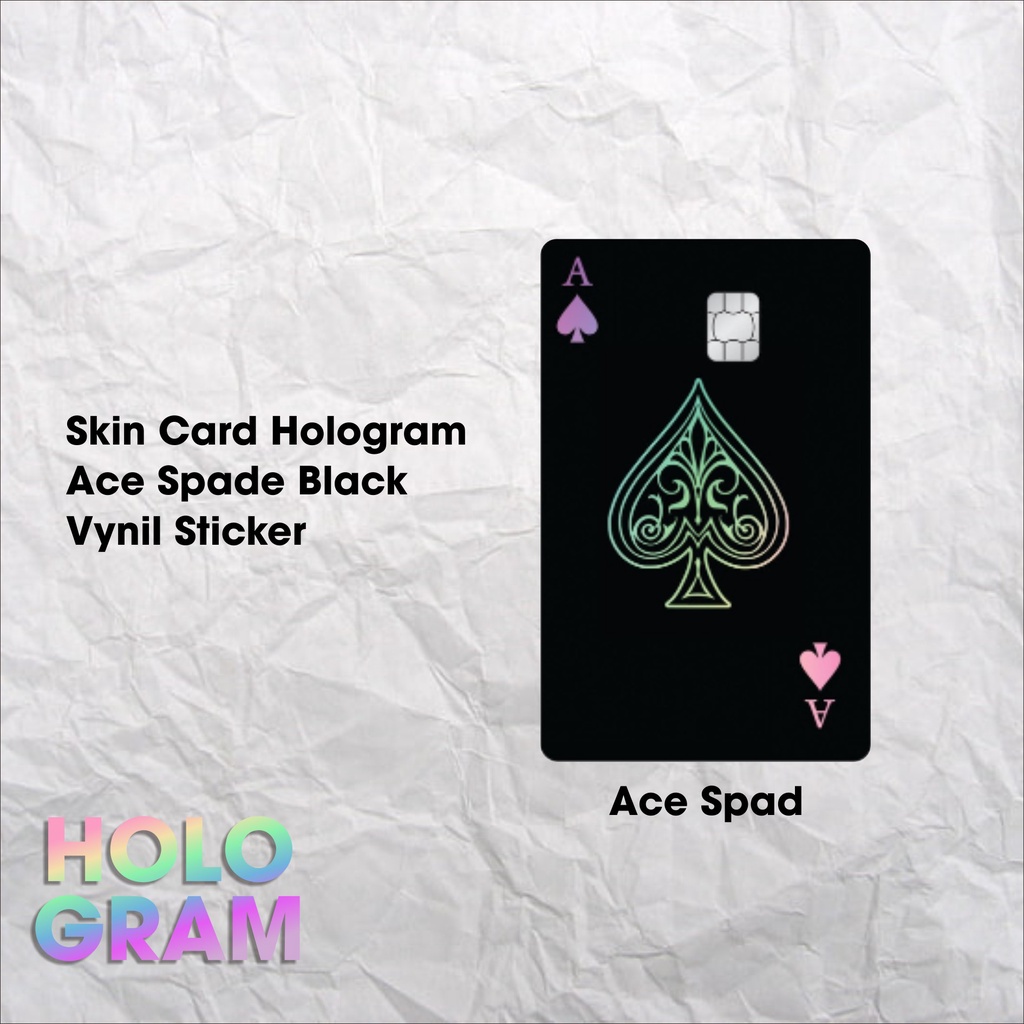 Hologram Skin Card Sticker - Vinyl ATM Debit Credit Emoney Flazz ...