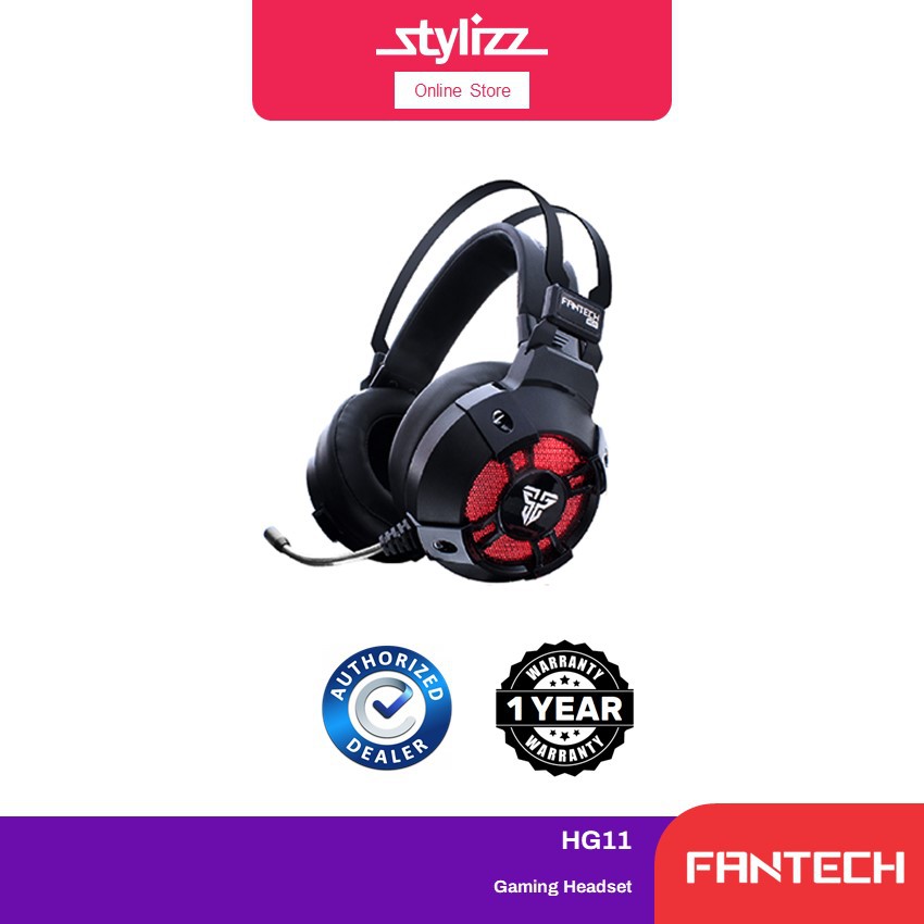 FANTECH HG11 PRO CAPTAIN 7.1 VIBRATION GAMING HEADSET | Shopee Malaysia