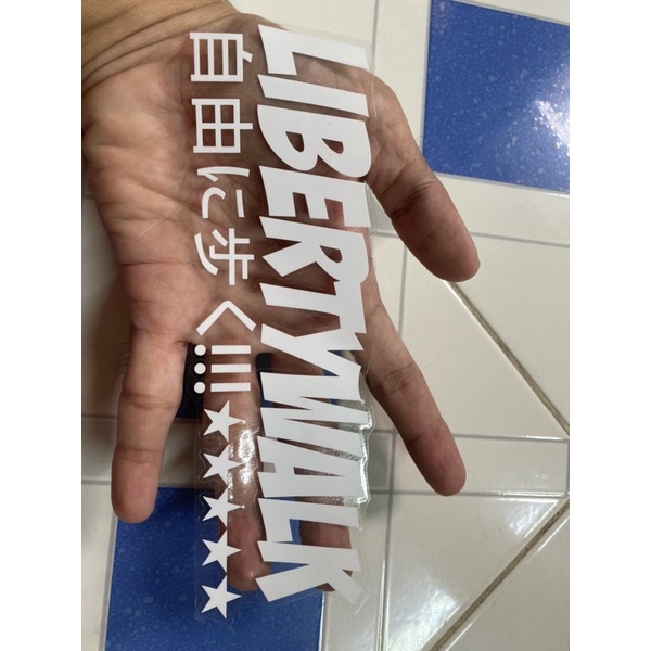 Liberty walk logo stamp separates 18cm long | Shopee Malaysia