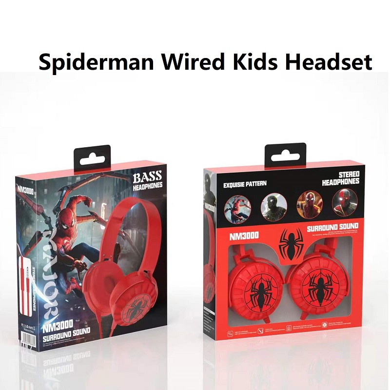 Disney Marvel Frozen Wired Kids Headsets Iron Man Spiderman Captain ...