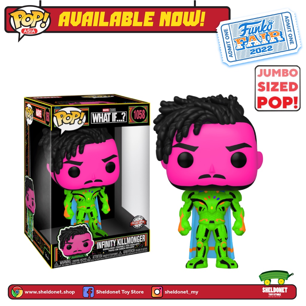 Funko Pop! Marvel: What If...? - Infinity Killmonger 10" Inch ...