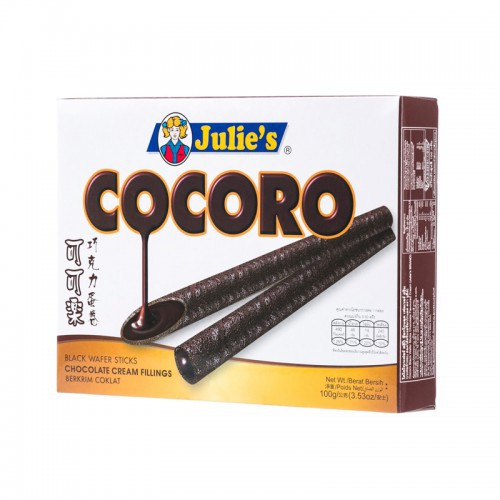 Julie's Cocoro Wafer Roll Chocolate Cream Fillings (100g) | Shopee Malaysia