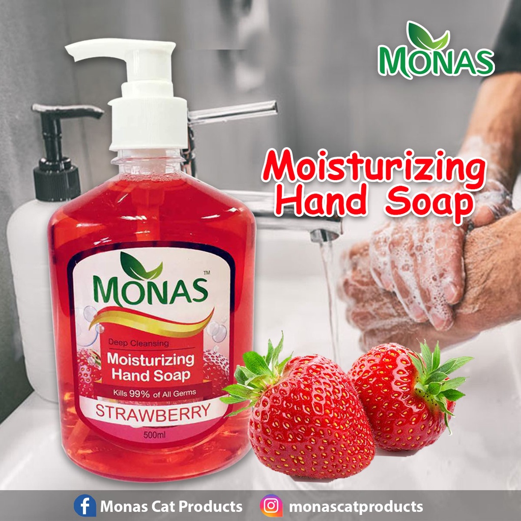 Monas Moisturizing Hand Soap/ Pencuci Tangan- 500ml | Shopee Malaysia