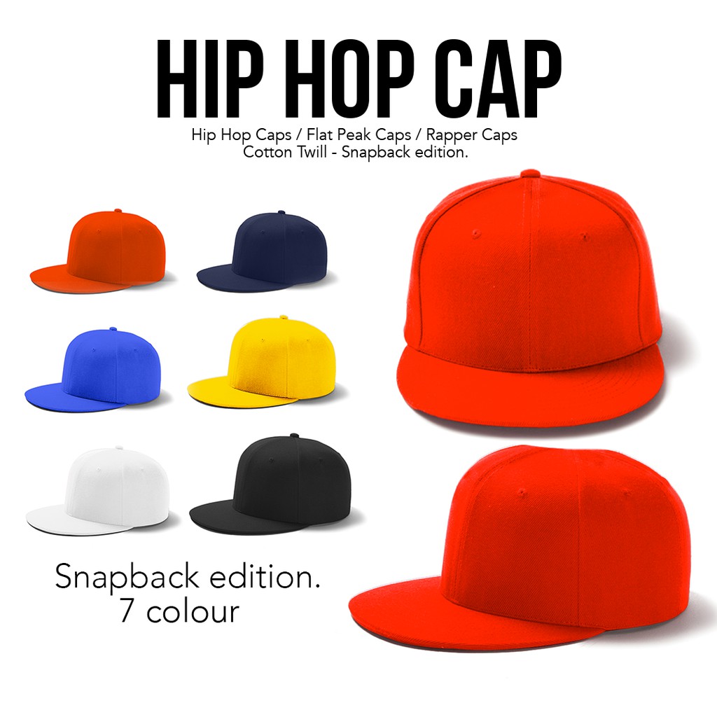 Snapback Cap Unisex Classical Top High Quality Cotton Hip-Hop Baseball ...