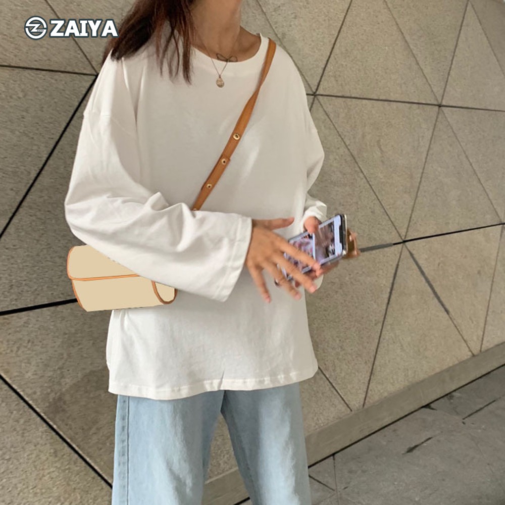 TRACY Spring Autumn Korean Long-sleeve baju T-shirt Lengan Panjang ...