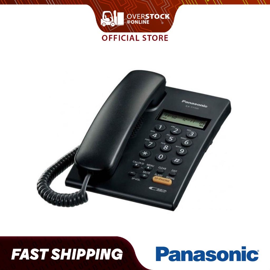 PANASONIC Landline TM Unifi Home Office Telephone KX-T7703 KX-T7705 with Caller ID Compatible ...